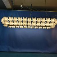 China High Brightness Hotel Home Villa LED Pendant Lamp Alabaster Pendant Light Modern Minimalist Style Marble Chandelier for sale