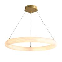 China Hotel Home Indoor Decorative Lightings Alabaster Marble Pendant Light for sale