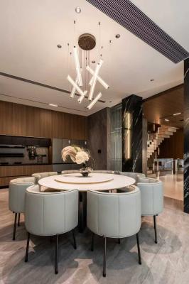 China Nordic Modern LED Pendant Light Home Indoor Bedroom Background Ceiling Lamp Long Tube Crystal Glass Hanging Chandelier for sale