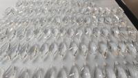 China 22*28mm Acrylic Plastic Lucite Beads for Jewelry Making Cheap Lights Chandeliers Pendant Tear Drop Water Droplet Beads for sale