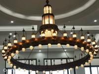 China Customization Project Masjid Islamic Chandelier Large Luxury Gold Mosque Lighting Crystal Chandelier for Church for sale