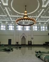 China Customization Project Masjid Islamic Chandelier Large Luxury Gold Mosque Lighting Crystal Chandelier for Church for sale