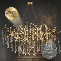 China Customized Hotel Foyer LED Crystal Chandelier Grand Lobby Pendant Lighting Luxury Villa Club Decor for sale