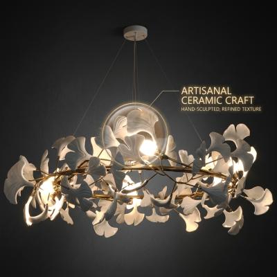 China Elegant Hotel Crystal Pendant Chandelier Light Luxury Hanging Fixture Villa Club Lobby Decor for sale