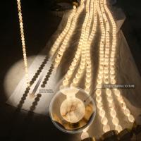 China Premium Villa Marble Pendant Chandelier Light Custom Crystal Hanging Fixture Luxury Dining Decor for sale