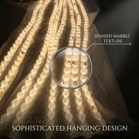 China Designer Club Crystal Pendant Chandelier Light Custom Marble Hanging Fixture Luxury Lounge Decor for sale