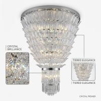 China Spanish Style Marble Base Crystal Chandelier Custom Large Villa Lighting Gold Finish Luxury Fixture for sale