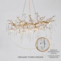 China Custom Empire Crystal Chandelier Gold Brass Tiered Grand Hotel Ballroom Villa Palace Luxury Pendant Light for sale