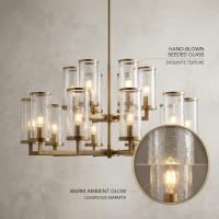 China Villa Staircase Chandelier Custom Made Crystal Pendant Lights Modern European Ceiling Lamp For Luxury Residential Home for sale