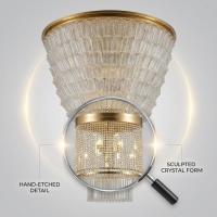 China Logo Branding Water Droplet Chandelier Crystal Pendant Light OEM Custom Packaging Hotel Lighting Supplier 220V for sale