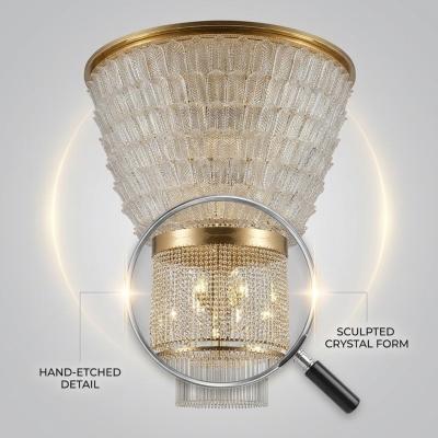 China Logo Branding Water Droplet Chandelier Crystal Pendant Light OEM Custom Packaging Hotel Lighting Supplier 220V for sale