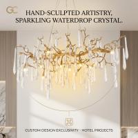 China Middle East Style Custom Chandelier Brass Lantern Pendant Light Grand For Dubai Qatar Saudi Arabia Palace Hotel for sale