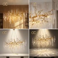 China Resort Aluminum Louver Chandelier Weather Resistant Pendant Light Suitable For Seaside Villa Terrace Hotel for sale