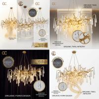 China Resort Aluminum Louver Chandelier Weather Resistant Pendant Light Suitable For Seaside Villa Terrace Hotel for sale