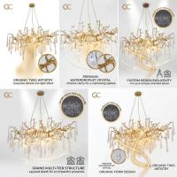 China Luxury Club Statement Chandelier Sculptural Art Pendant Light Grand Ambience Creative For Nightclub Bar Lounge for sale