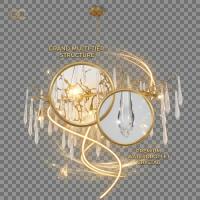 China Bespoke Branch Chandelier Artistic Tree Pendant Lighting Fixture Ideal For Boutique Hotel Resort Club Lobby for sale