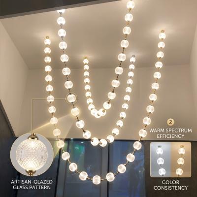 China Transparent Golden Maple Leaf Chandelier Special-shaped Glass Pendant Light For Banquet Art Exhibition Hall for sale