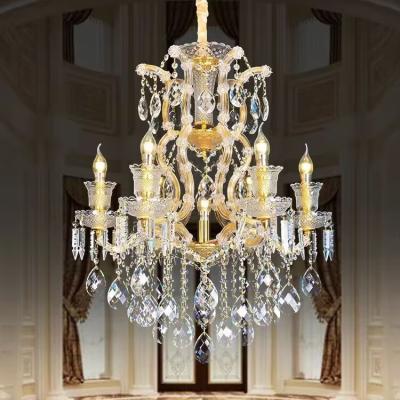 China High End European Style Crystal Candle Chandelier 220-240V for Museum Historic Building for sale