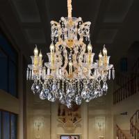 China Customized Art Crystal Ribbon Chandelier for Banquet Halls Clubhouses Hotel for sale