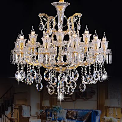 China Art Crystal Ribbon Chandelier Customized for Banquet Halls Clubhouses Luxury Hotel for sale