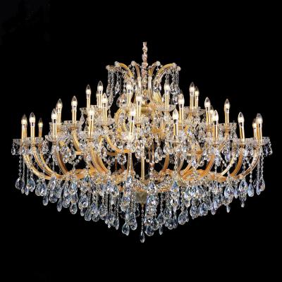 China LED E14 Crystal Candle Chandelier K9 Pendant Light For Hotel Villa Living Room Bedroom Porch for sale
