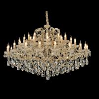 China Rust-proof Crystal Candle Chandelier K9 E14 LED Pendant For Hotel Bedroom Study Room for sale