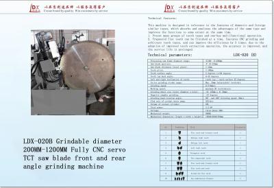 China CNC Machine For Grinding TCT Saw Blade TCT Saw Blade Grinding Machine LDX-020B for sale
