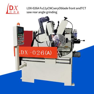China Full CNC TCT Saw Blade Front And Rear Angle Grinding Machine LDX-026A for sale