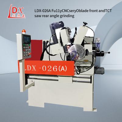 China Full Servo Five Axis Alloy Circular Saw Blade Front And Rear Angle Grinding Machine LDX-026A for sale