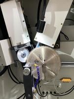 China LDX-026A Servo Feed Full CNC Circular Saw Blade Front And Rear Angle Grinder for sale