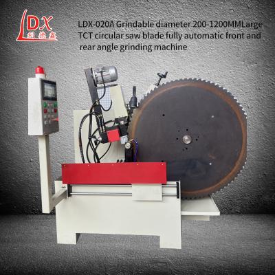 China LDX-020A 200MM-1000MM Diameter TCT Circular Saw Blade Front And Rear Angle Gear Grinding Machine for sale