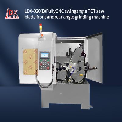 China LDX-020B Full CNC Servo Feed Saw Blade Front And Rear Angle Grinding Machine for sale
