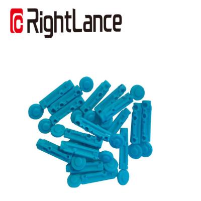 China For Pricking Blood 28G Blue Disposable Stainless Steel Twist  Lancets for sale