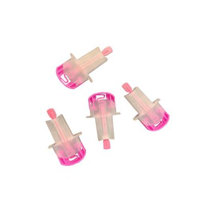 China Medical Button Activated Safety Blood Lancet Disposable Sterile for sale