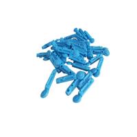 China Blue Color Disposable Single Use Twist Off Type Blood Twist Lancet for sale