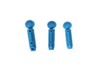 China For Pricking Blood 28G Blue Disposable Stainless Steel Twist  Lancets for sale