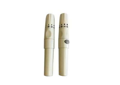 China Diabetes Blood Monitoring Adjustable Lancing Device Painless ABS Plastic for sale