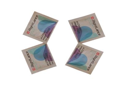 China Single Wrapped Alcohol Prep Wipes Isopropyl Cotton Swabs Disposable for sale