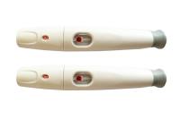 China White Color FDA Adjustable Depth Lancing Device Customized Medical Safety for sale