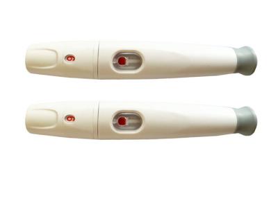 China White Color FDA Adjustable Depth Lancing Device Customized Medical Safety for sale