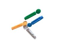China Medical Sterile 100 Pieces/Box Blood Sampling Auto Touch Blood Lancets Needle 30G for sale