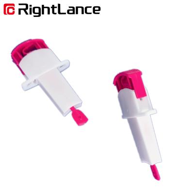 China 1.8mm 21G Medical Stainless Steel Blood Lancet Device For Clinical Diagnosis for sale