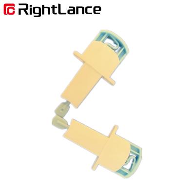 China 23g 1.8mm Automatic Blood Lancet Disposable Sterile Yellow Independently for sale