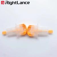 China 33G Medical Blood Lancets Sterile Disposable Finger Pricker Button Activated OEM for sale