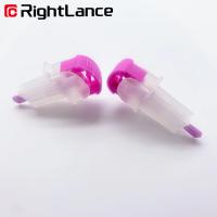 China 30g 1.5mm Glucose Meter Parts Single Use Lancets Disposable Purple Transparent for sale
