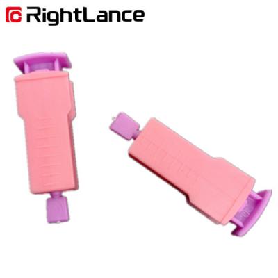 China Rightlance Yellow Medical Safety Blood Lancet for Glucose for sale