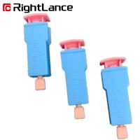 China 0.6in Safety Blood Lancet Blood Collection One Time Use Pink White for sale