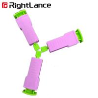 China Tri Beveled Tip Neddle Blood Lancets Sterile 33g Automatic Lancing Device Orange White for sale