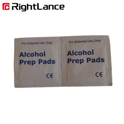 China Unisex 3CM 6CM Alcohol Cotton Pads Alcohol Prep Pads Medium for sale