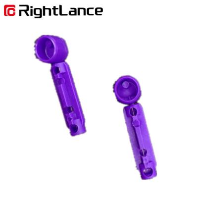 China 26G 0.45mm Plastic Twist Pull Top Blood Lancet Disposable For Glucose for sale